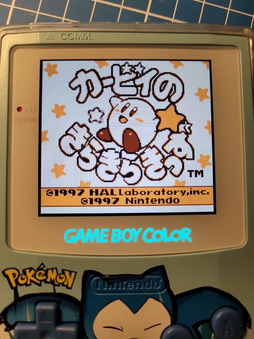 Mario, Wario, Kirby Gameboy / Game Boy Color nintendo game cartridges ...