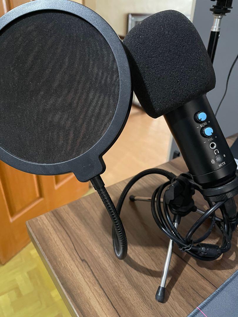 Microphone Condenser complete set w/ box, Audio, Microphones on Carousell