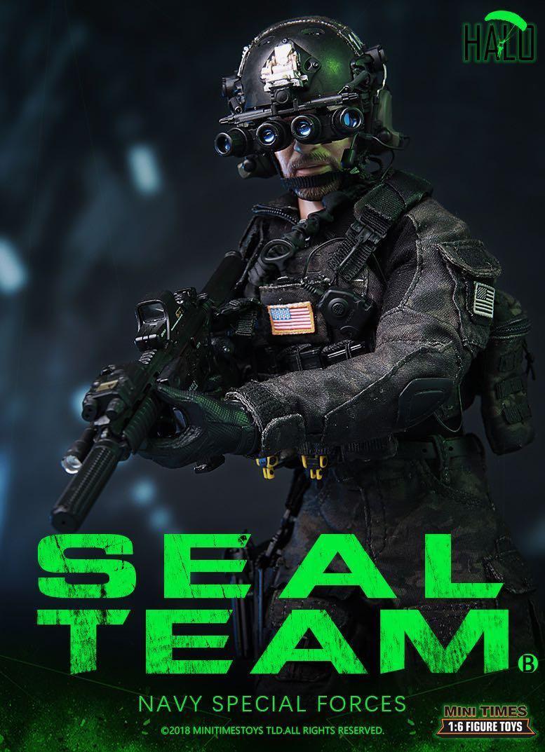 Mini Times MT-M013 Seal Team Navy Special Forces B Halo 1/6 Figure ...