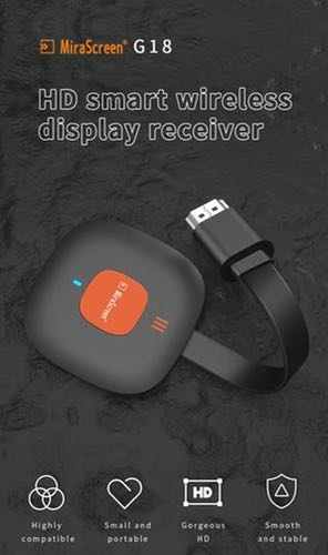 MIRASCREEN G18無線同屏器手機連接電視機HDMI投屏器4K高清投影助, 家庭電器, 電視 & 其他娛樂, 電視組件及配件 ...