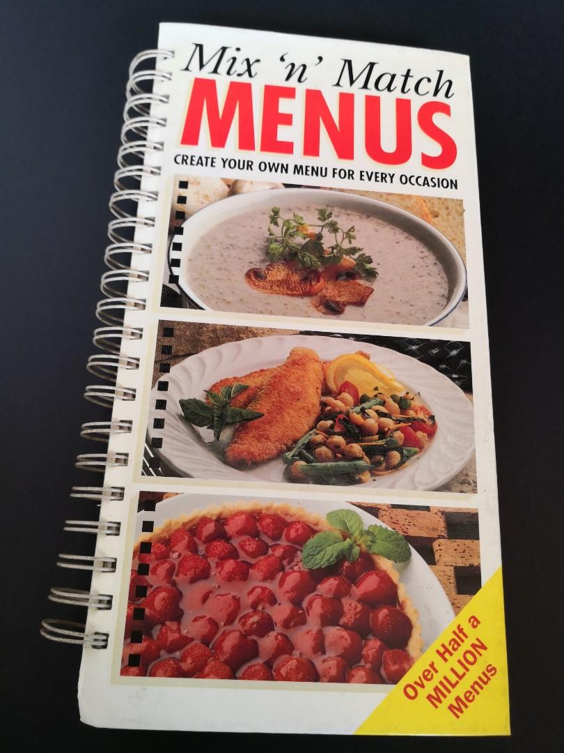 Mix N Match Menus: Create Your Own Menu For Every Occasion (Cookbook ...