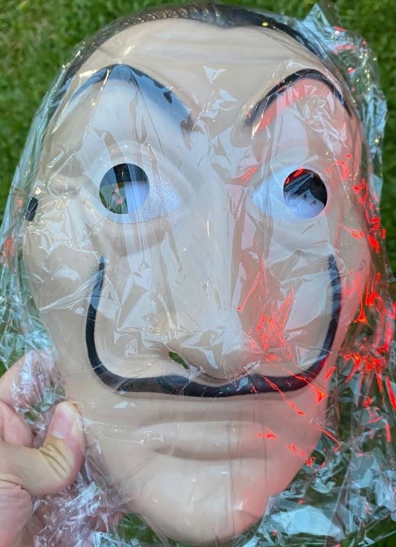 Money heist mask, Health & Nutrition, Face Masks & Face Shields on ...