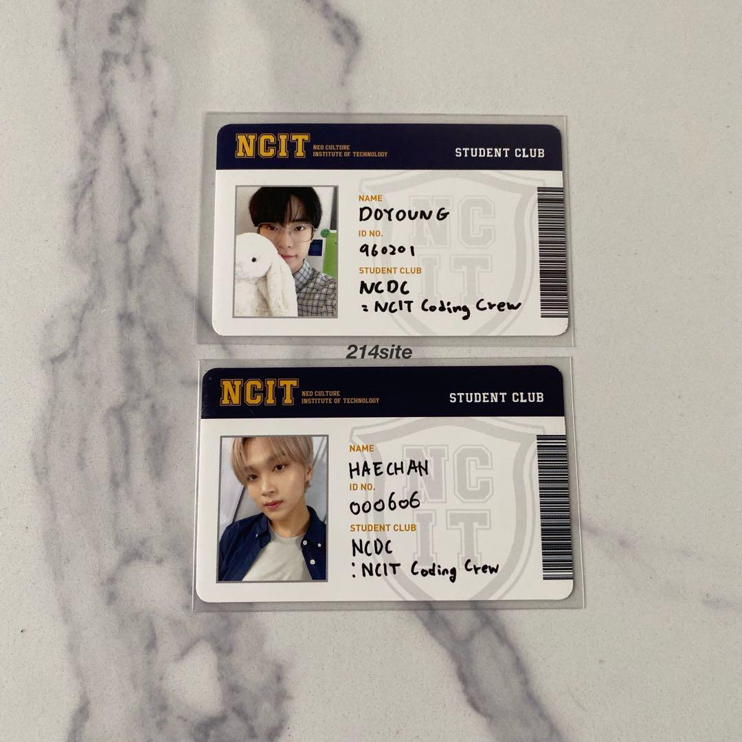 NCT 127 NCIT ID Card Set, Hobbies & Toys, Memorabilia & Collectibles, K ...