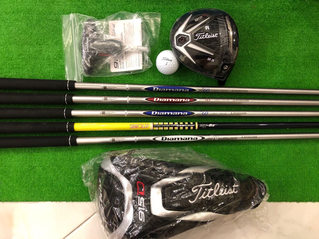 NEW Titleist 915 D3 (9.5 deg) Driver [PREMIUM Tour AD & Diamana Shaft Options] (100% Authentic ...