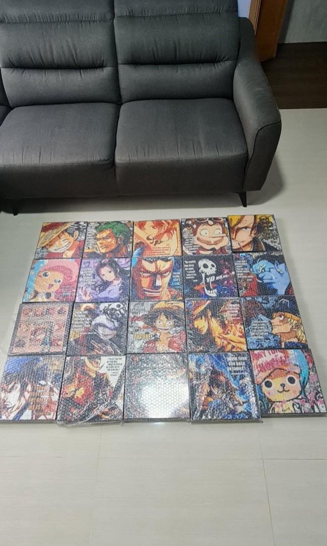 One Piece Character Art Frame Graphic Designs Wall Art, Hobbies & Toys ...