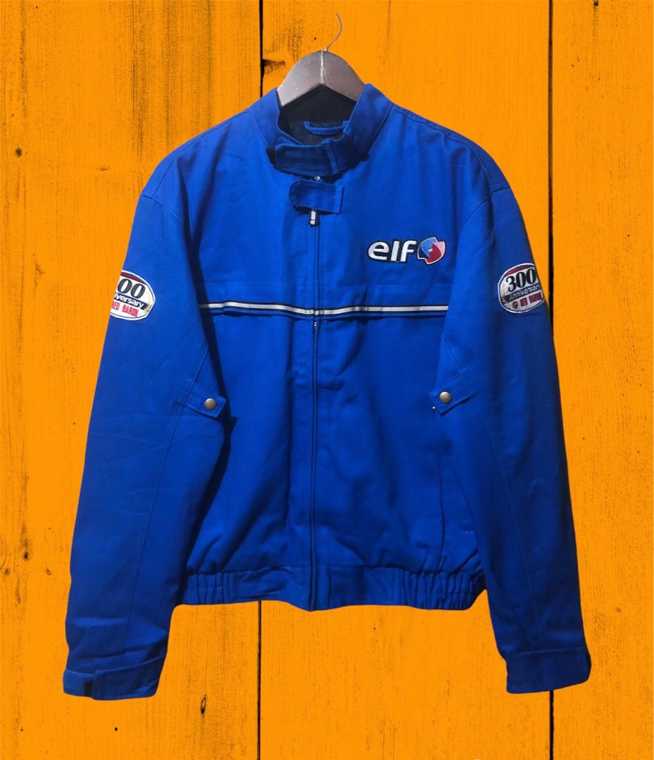 Original ELF Motorcycle Racing Jacket, Men's Fashion, Coats, Jackets ...