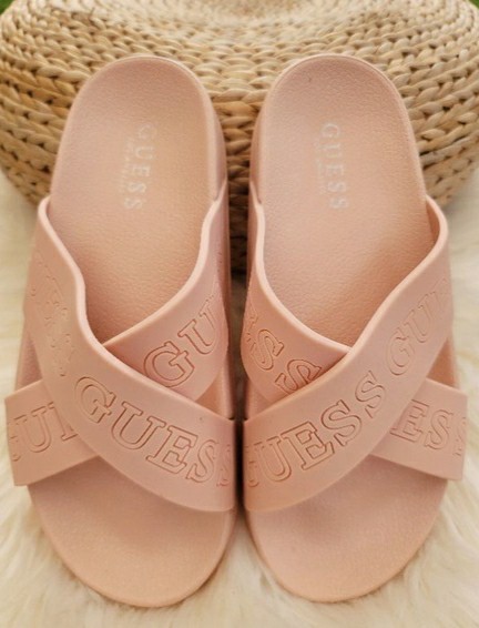 Original Guess Slide, Women's Fashion, Footwear, Flats & Sandals on ...