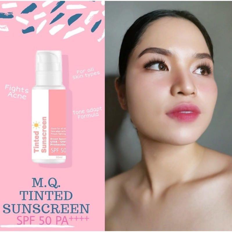 Original M.Q Cosmetics PH Tinted Sunscreen SPF 50 PA+++, Beauty ...