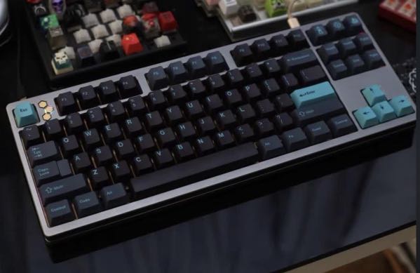 PBT Dyesub Teal / Black Keycaps, Computers & Tech, Parts & Accessories ...