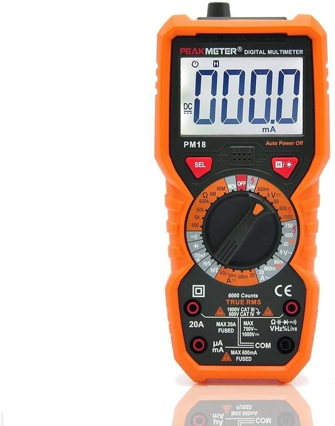 Peak meter PM18 Digital Multimeter Measuring AC/DC Voltage Current ...