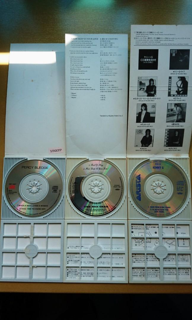 Percy sledge Bee Gees Kenny G 日版 single cd 3隻, 興趣及遊戲, 音樂、樂器 & 配件, 音樂與媒體 ...
