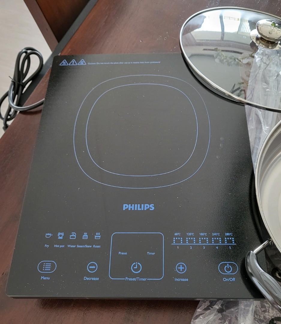 Philips Induction Cooker HD4911, TV & Home Appliances, Kitchen ...