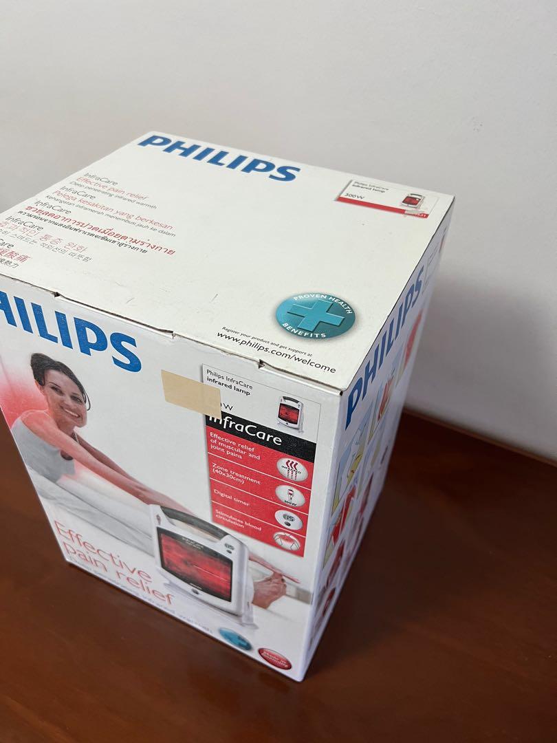 Phillips Infracare HP3631 300W Infrared Lamp, Health & Nutrition ...