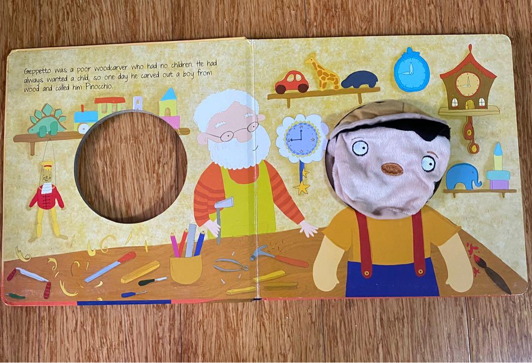 Pinocchio puppet book, Hobbies & Toys, Books & Magazines, Children's ...