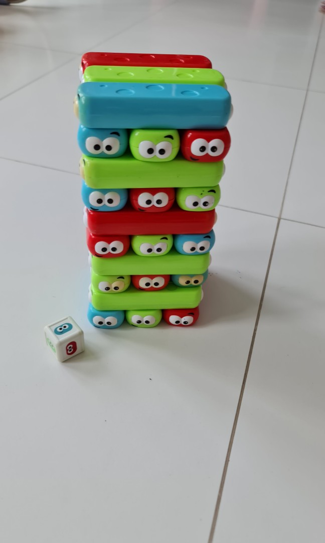 Plastic jenga, Hobbies & Toys, Toys & Games on Carousell