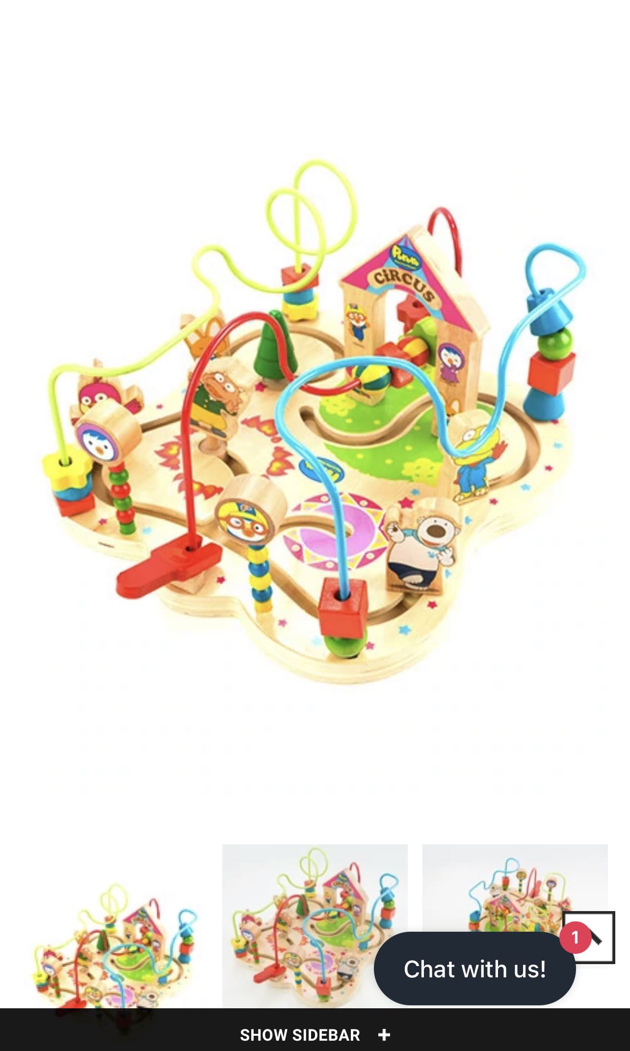 Pororo Activity Board, Hobbies & Toys, Toys & Games on Carousell