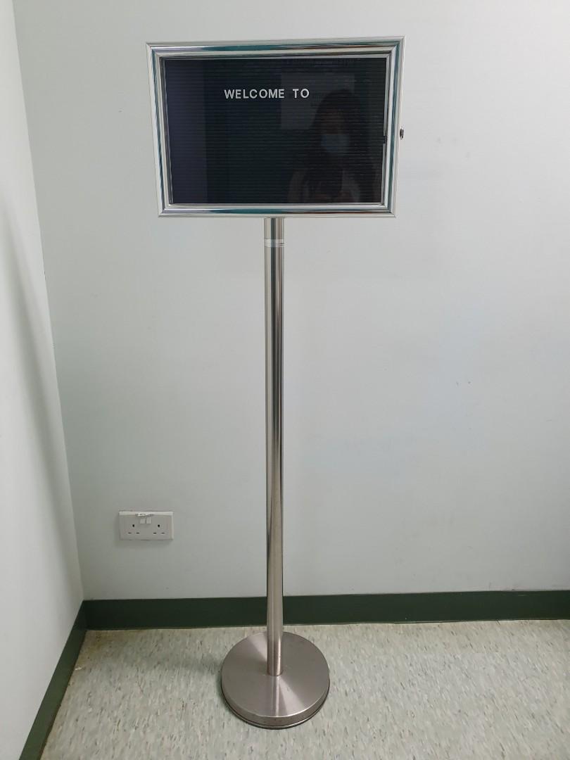 Portable Sign Stand, Furniture & Home Living, Outdoor Furniture on ...