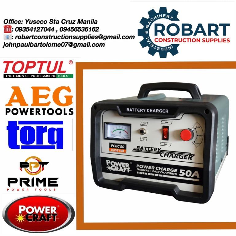 Power craft Battery charges, Commercial & Industrial, Construction ...