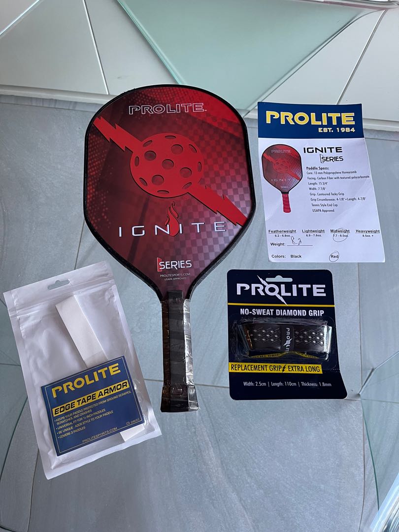 Prolite Ignite Series Pickleball Paddle, Sports Equipment, Sports ...