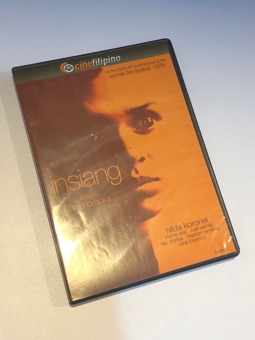 Rare: INSIANG LINO BROCKA Tagalog Classic Movie DVD - Hilda Koronel ...