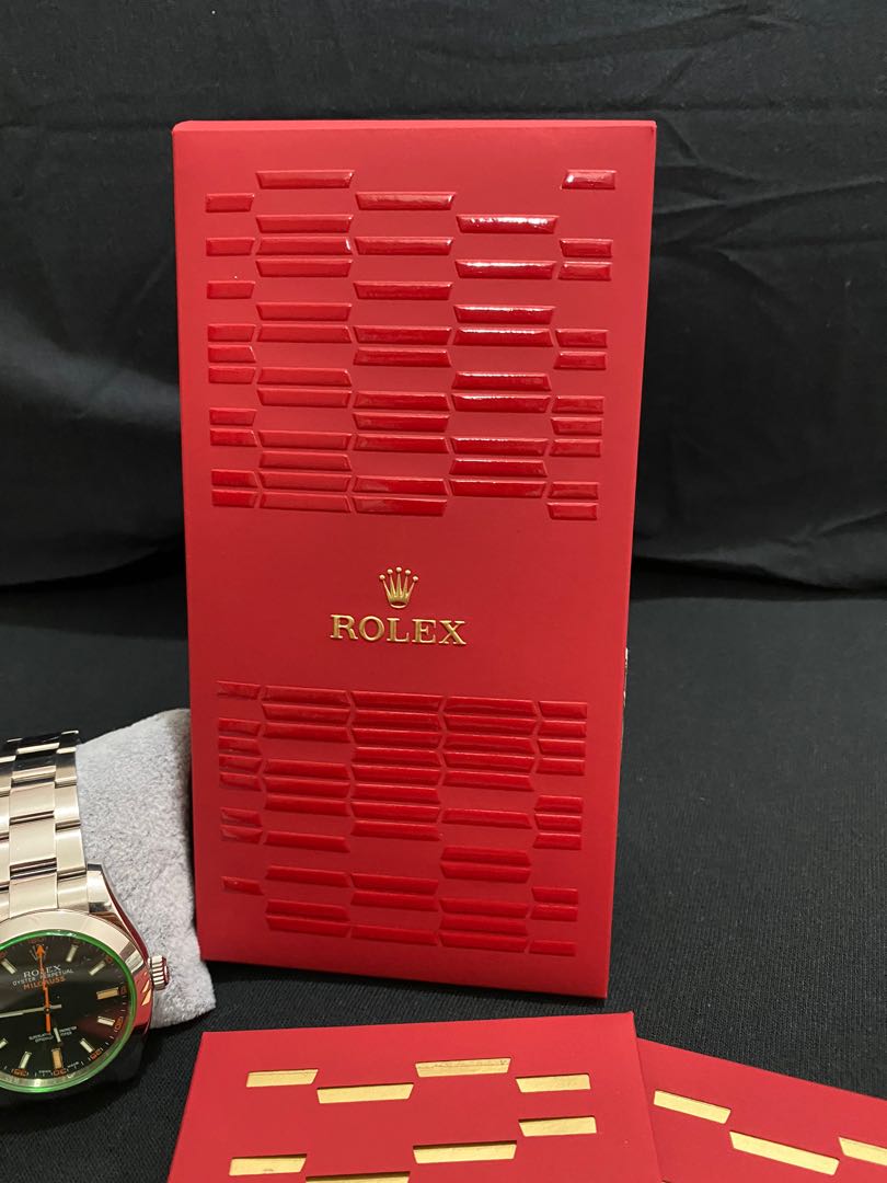Rolex Hong Bao 2022 design (red packet ), Hobbies & Toys, Stationery ...