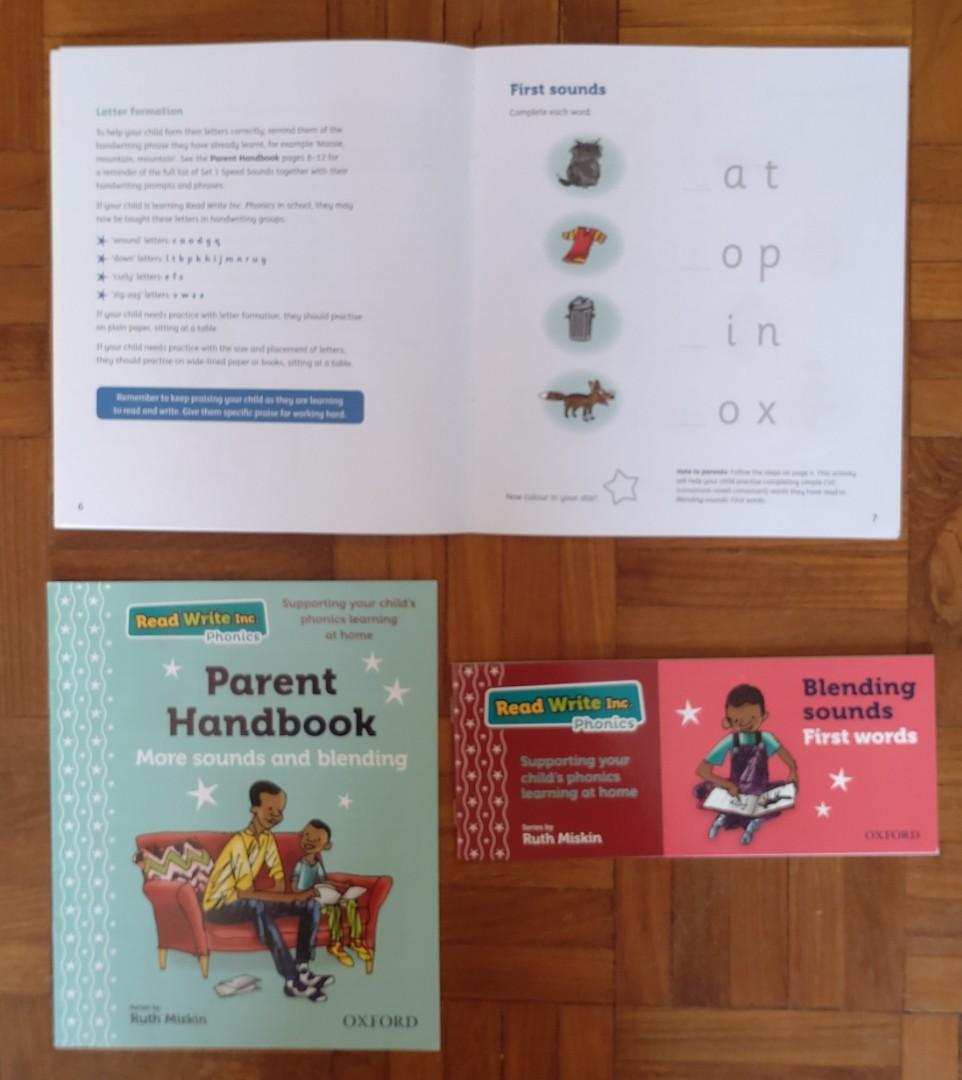RWI Phonics My Reading & Writing Kit, 興趣及遊戲, 書本 & 文具, 教科書 - Carousell
