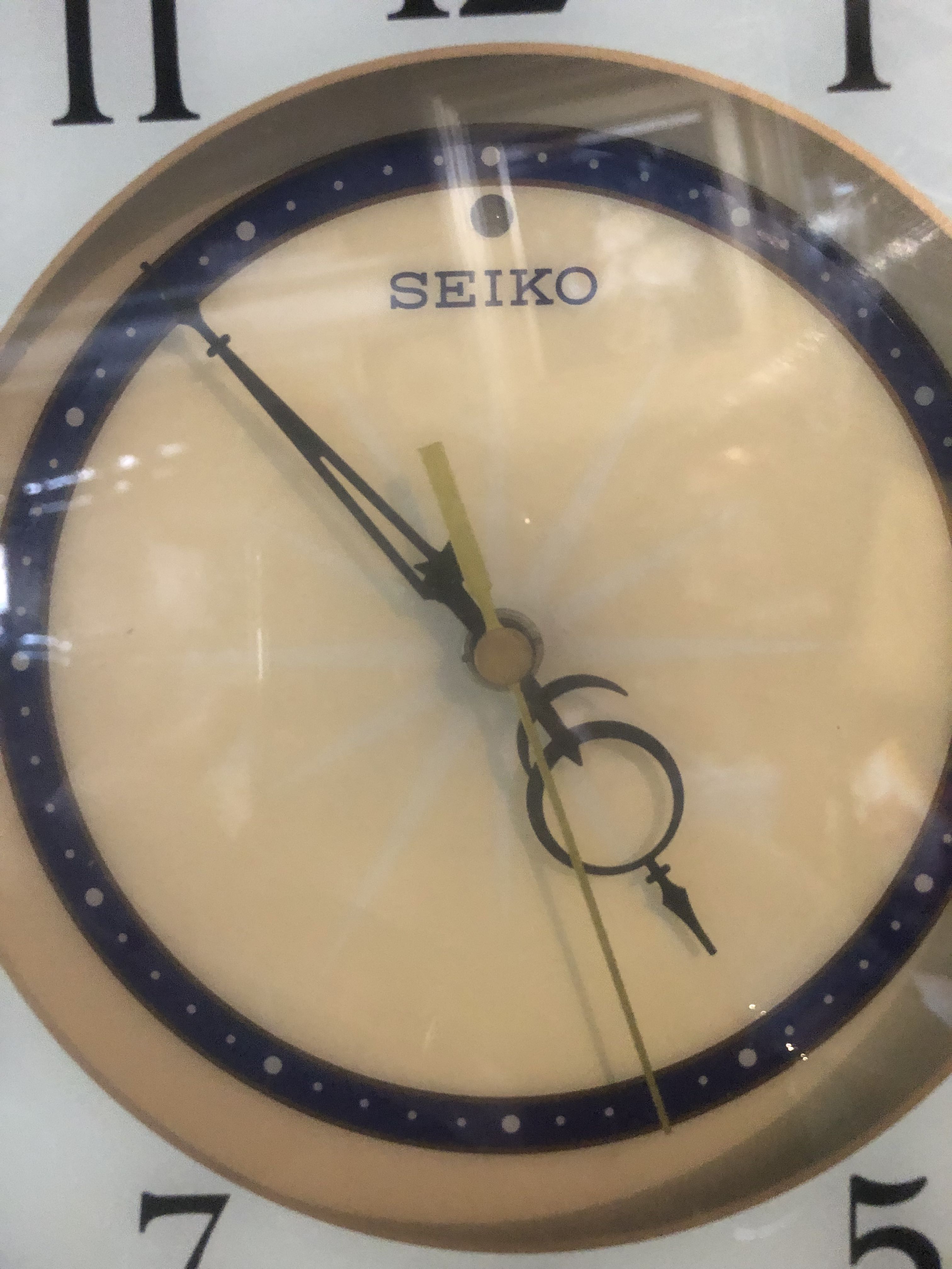 Seiko Wave Symphony, Atomic Radio Clock large, Furniture & Home Living ...