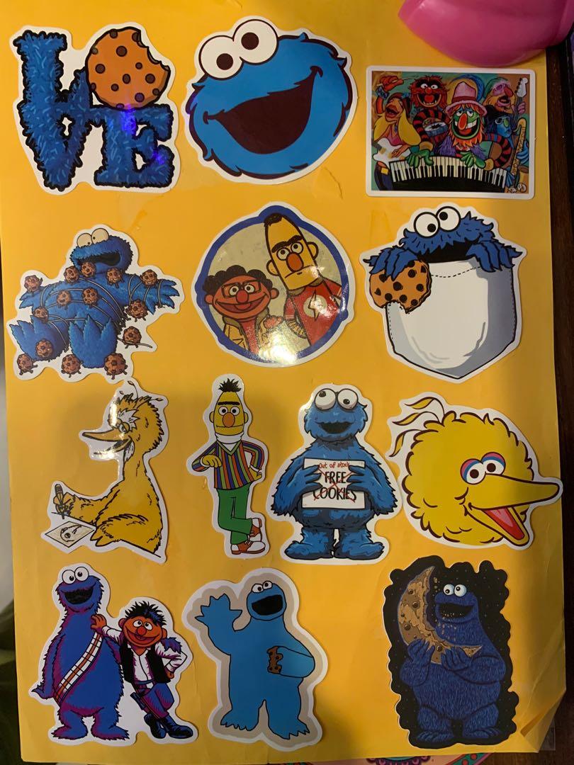 Sesame Street stickers, Hobbies & Toys, Stationery & Craft, Craft ...
