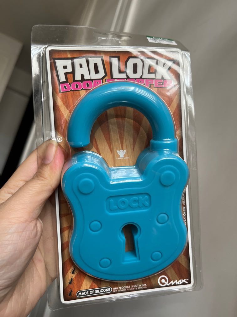 Silicone Padlock Door Stopper by Omax, Furniture & Home Living, Home ...