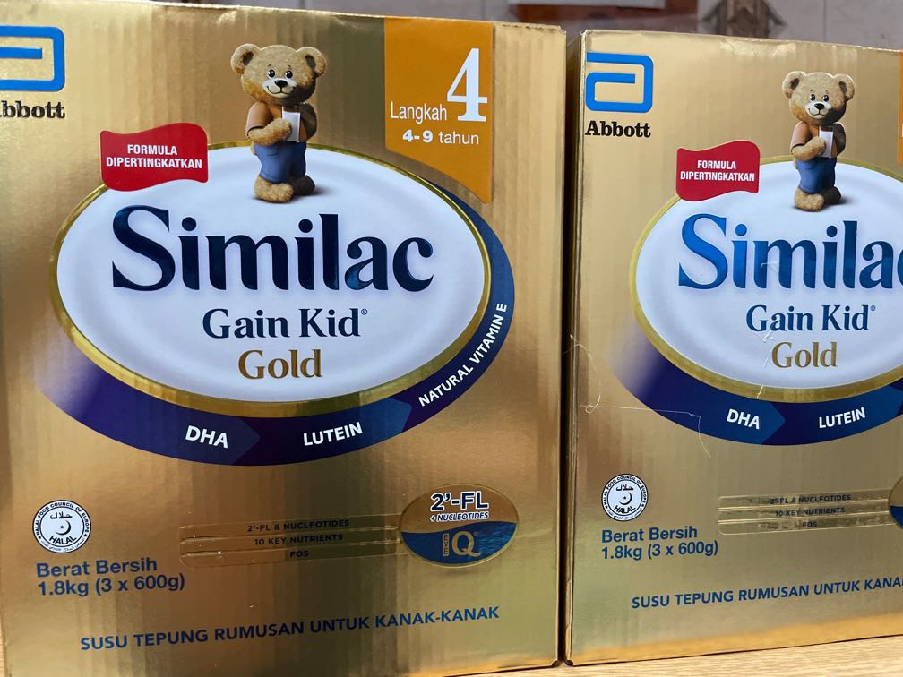 Similac gain kid 1.8kg (box), Babies & Kids, Nursing & Feeding, Weaning ...
