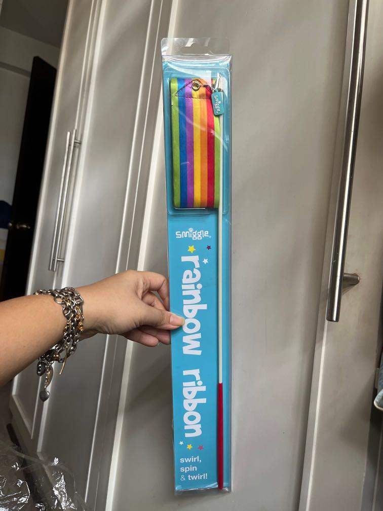 Smiggle Rainbow Ribbon on a Stick - Gymnastic Play, Hobbies & Toys ...