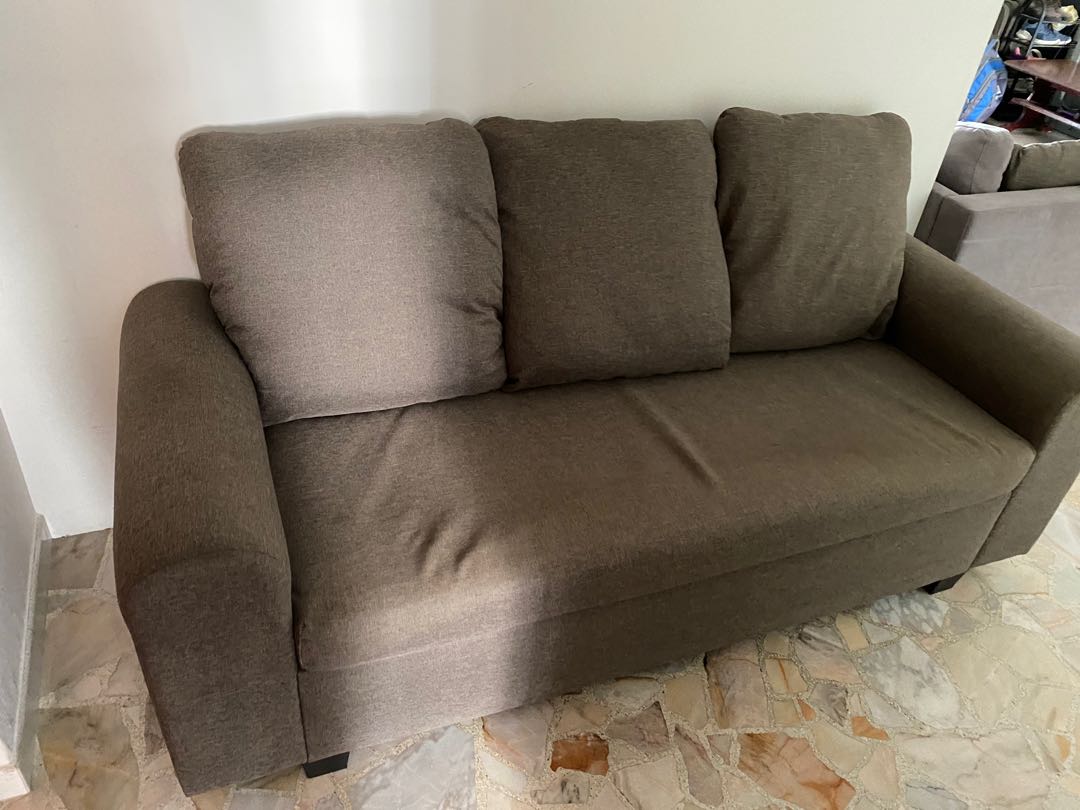 Sofa / L shape Sofa, Furniture & Home Living, Furniture, Sofas on Carousell