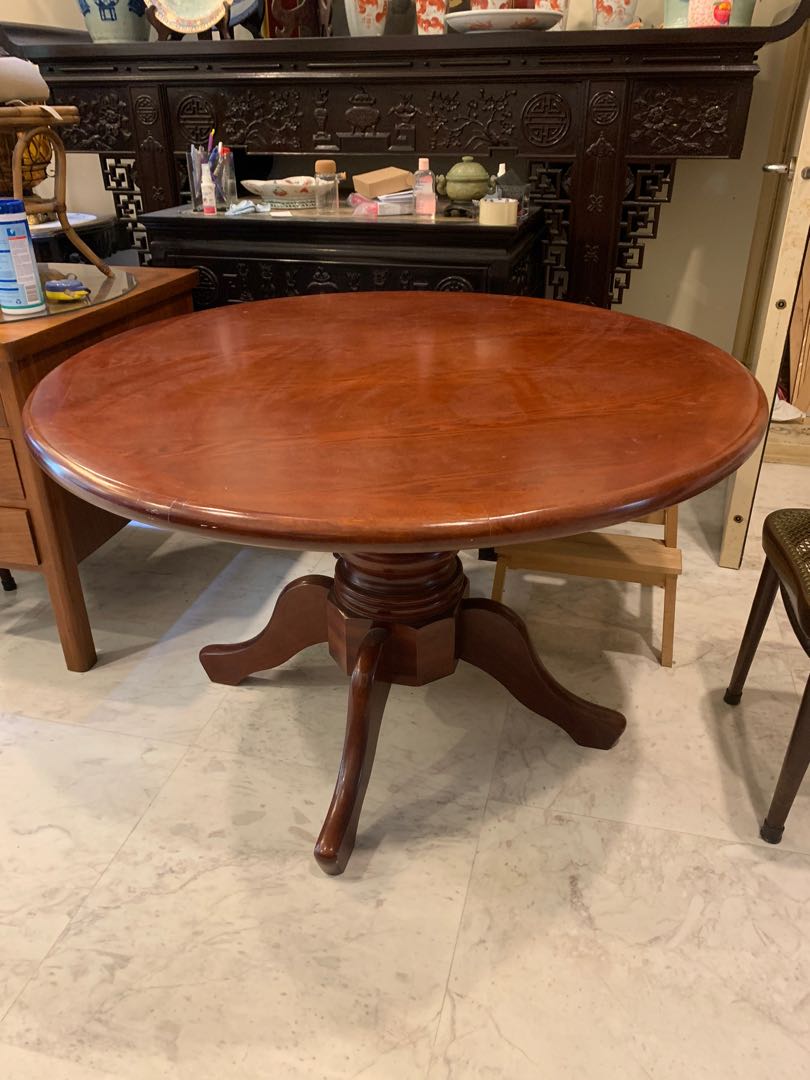 Solid mahogany table , Furniture & Home Living, Furniture, Tables ...