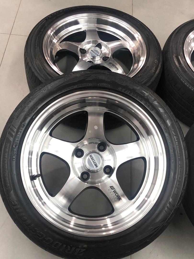 Sport Rim Work S1 Thailand 15x7JJ PCD100, Auto Accessories on Carousell