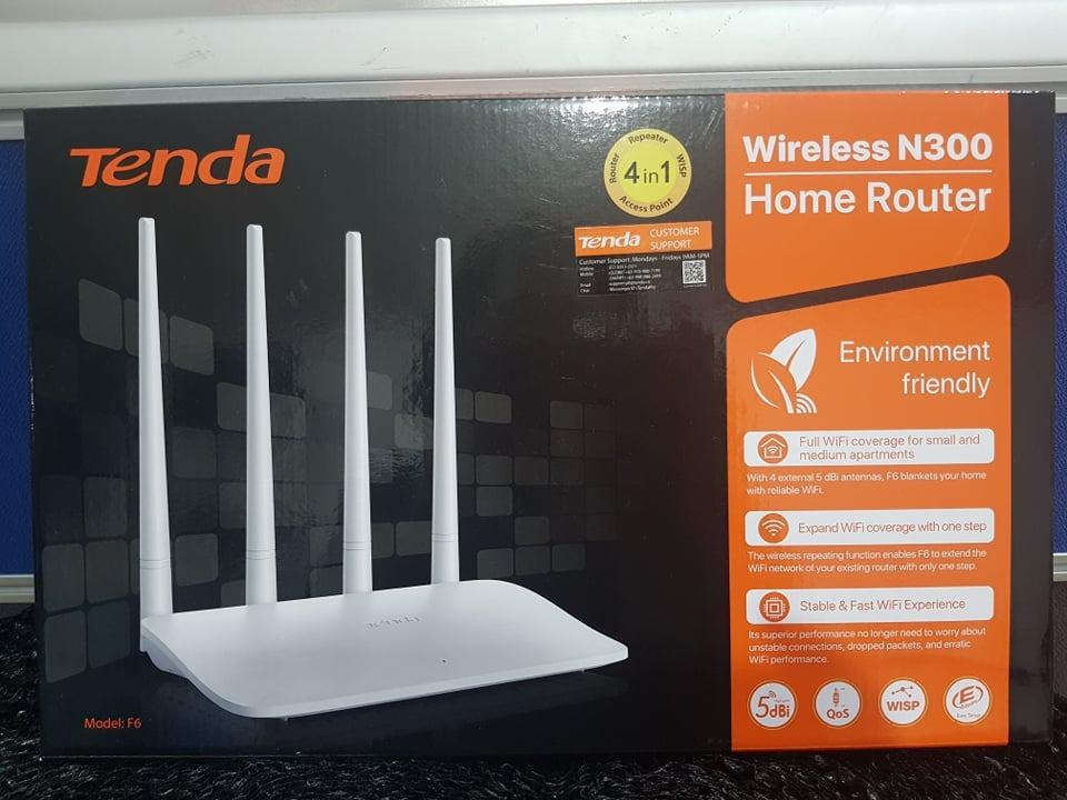 Tenda F6 Wireless N300 Easy Setup Router, Computers & Tech, Parts ...