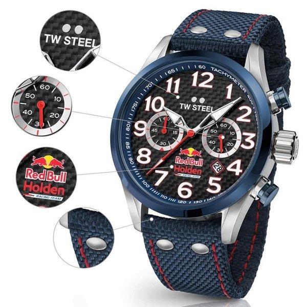 TW Steel TW967 Red Bull Holden Special Edition Men's Watch Carbon Fiber ...