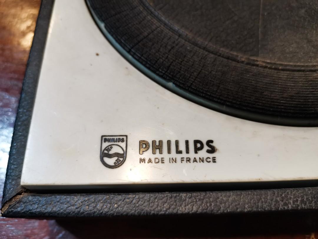 Vintage Philips Mini Turntable, Furniture & Home Living, Office ...