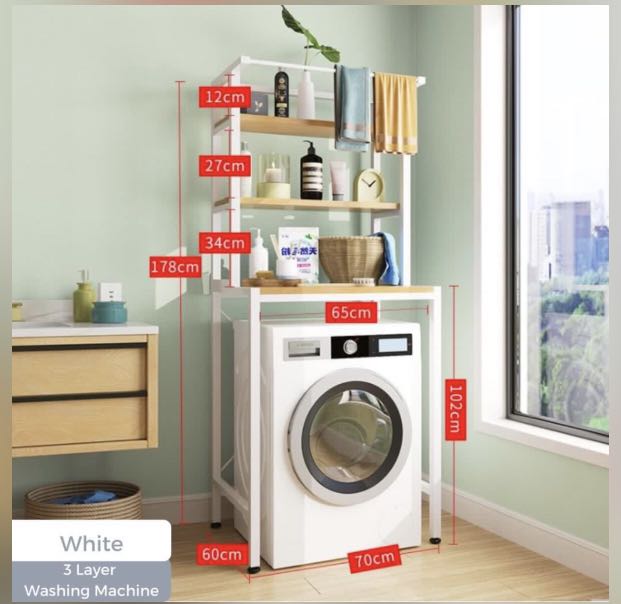 Washing Machine 3 Tier Rack, Furniture & Home Living, Furniture ...