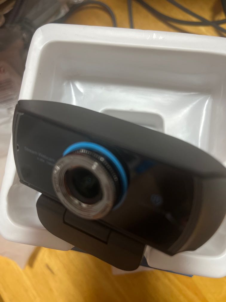 Webcam 1080P Live Streaming Camera with Microphones Web Cam Works with ...