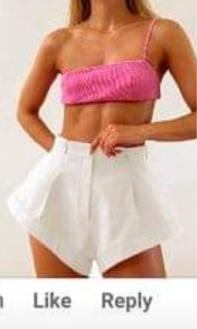 Wide White Short Pants Womens Fashion Bottoms Shorts On Carousell