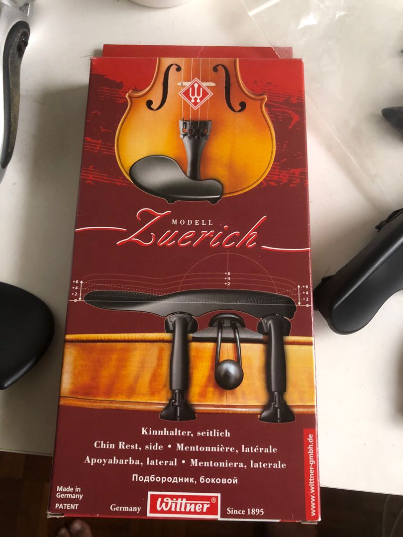 Wittner violin chin rest, zuerich, Hobbies & Toys, Music & Media, Music ...