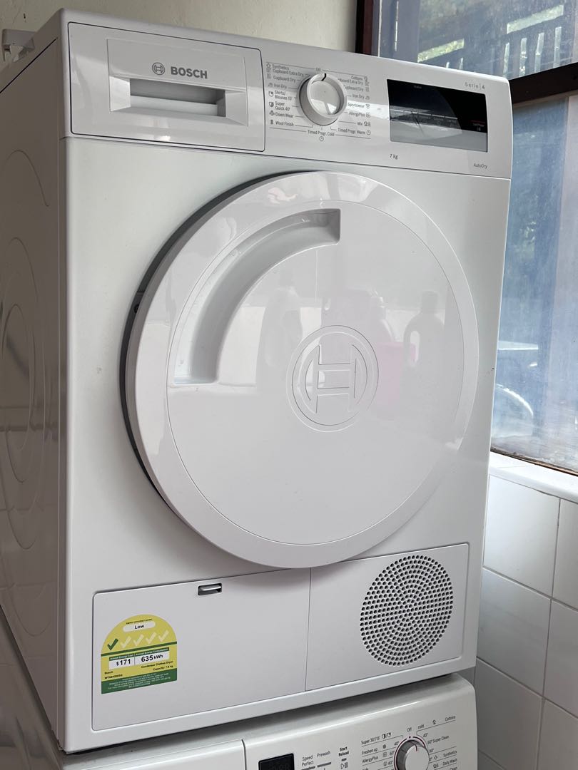 1yr old Bosch Dryer, TV & Home Appliances, Washing Machines and Dryers ...
