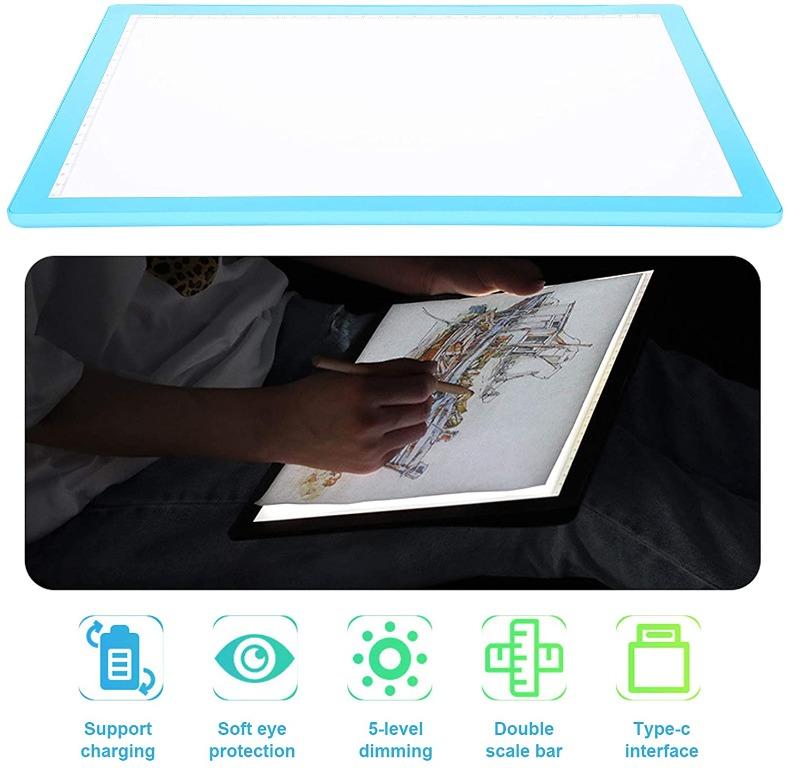 A4 LED Brightpad Built-in Lithium Battery Copy Board Transmitting ...
