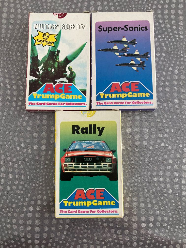 ACE TRUMPGAME Cards Military Rockets Rally Super-Sonic, Hobbies & Toys ...