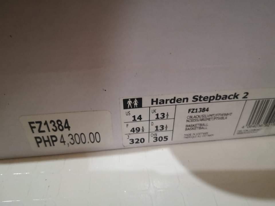 Adidas Harden Step Back 2 Oreo Sz 14, Men's Fashion, Footwear, Sneakers ...