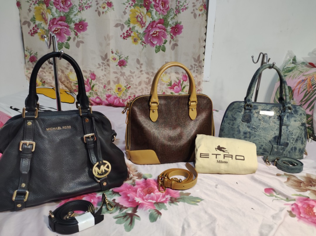 Almas' Bag MK Etro Elegance Italy, Luxury, Bags & Wallets on Carousell