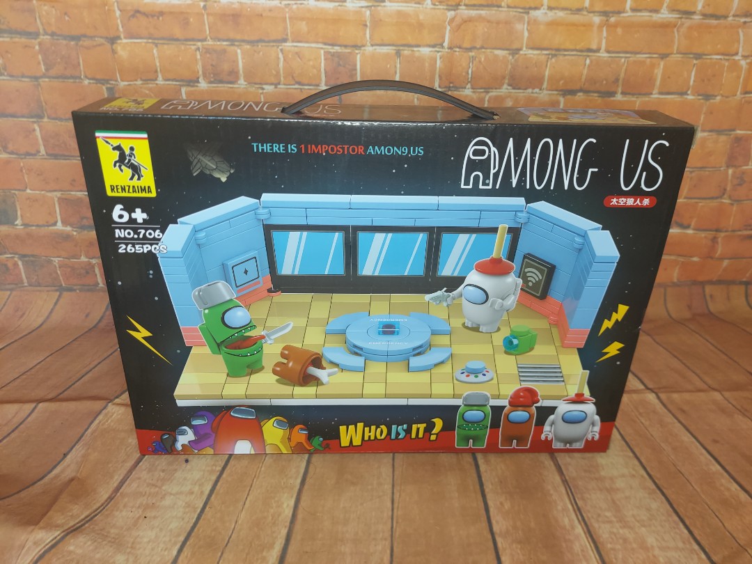 Among Us Blocks(lego) 265 pcs, Hobbies & Toys, Toys & Games on Carousell