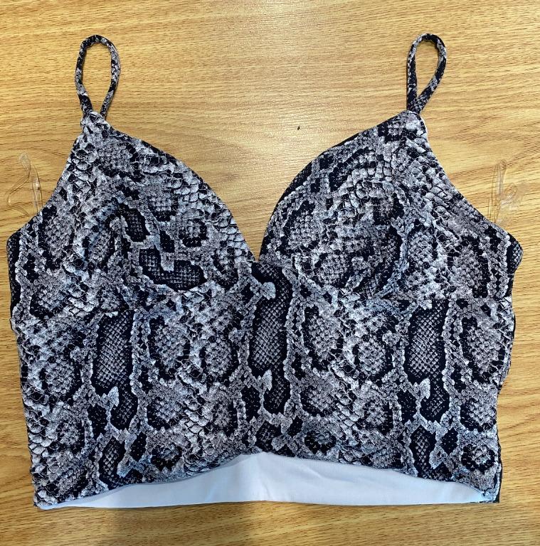 Animal Snake Skin Corset Top, Women's Fashion, Tops, Sleeveless on ...