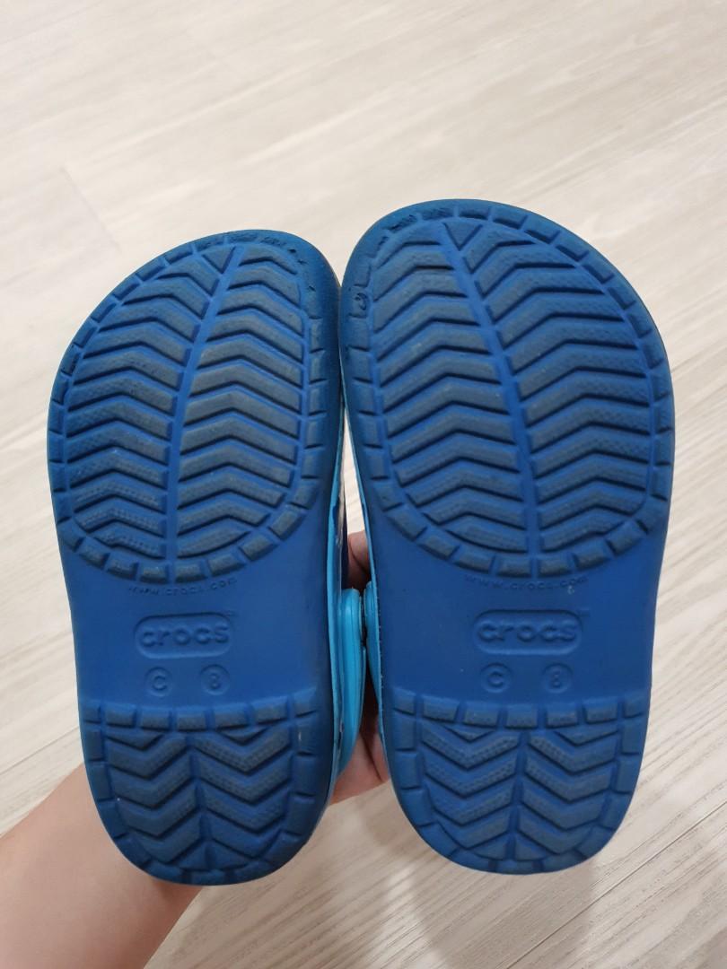 Baby Shark Blue Crocs for Children in Size C8, Babies & Kids, Babies ...