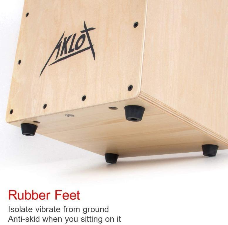 [BML] Cajon Box Drum Wooden Percussion Box with Internal Adjustable ...